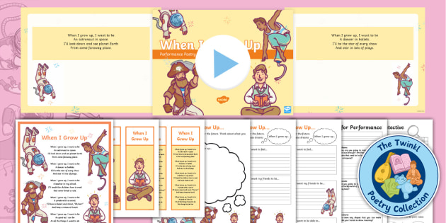 'When I Grow Up' – All About Me Rhyming Poem for Children